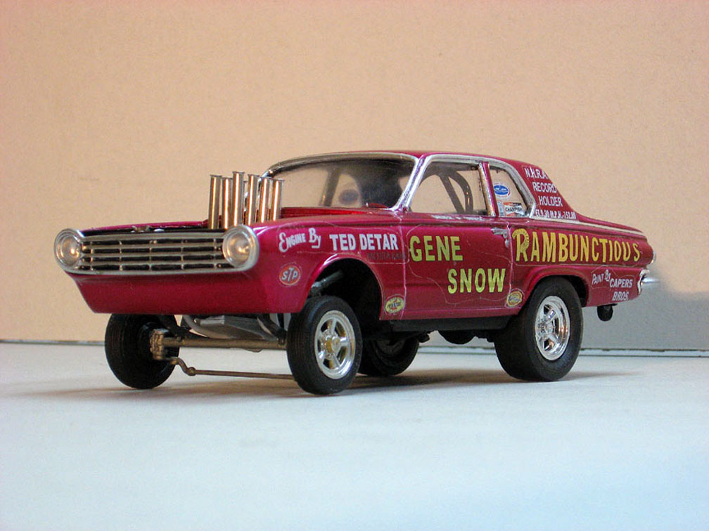Speed City Resin Vintage Drag Racing Model Cars