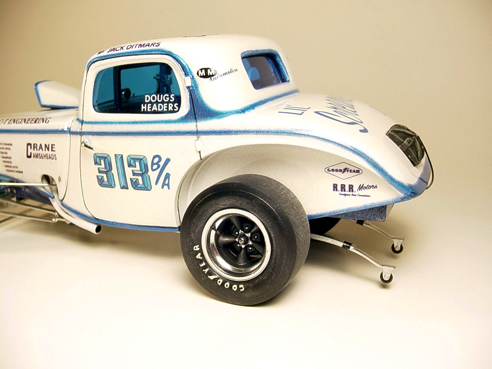 Speed City Resin Vintage Drag Racing Model Cars